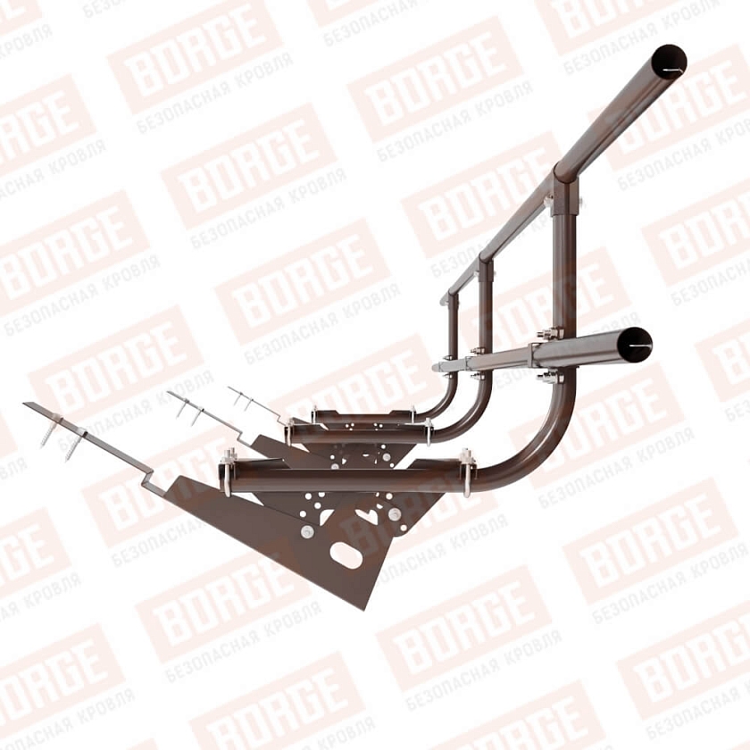 Ограждение кровельное BORGE H-60см, 3м, для композитной черепицы ...